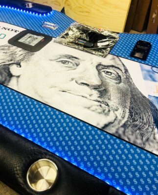 Custom Poker Felt Designs | Printed Casino Cloth Image Gallery